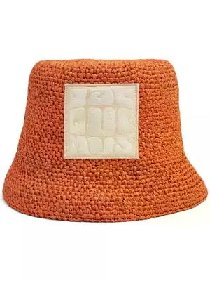 Jacquemus Le Bob Ficiu Bucket Hat - Orange
