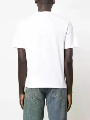 Palm Angels Logo-stripe Crew-neck T-shirt