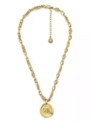 GOOSSENS Talisman Aries Medallion Necklace - Gold