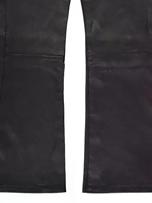 PAULA Leather Trousers - Black