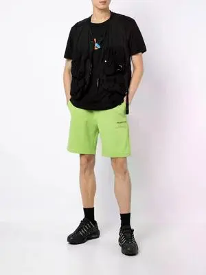 Helmut Lang Logo-print Cotton Track Shorts