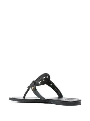 Tory Burch Miller Leather Sandals - Black