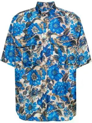 Moschino Floral-print Silk Shirt
