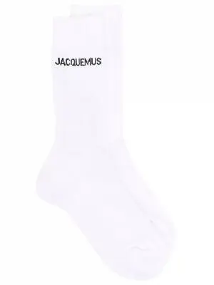 Jacquemus Logo Socks - White