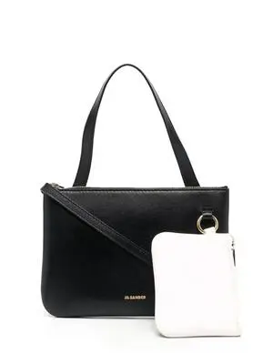 JIL SANDER Nappa Leather Bag With Logo And Coin Purse - Black