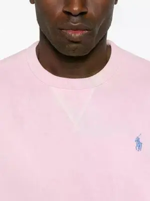 Polo Ralph Lauren Classic Sweatshirt With Polo Pony Motif - Pink