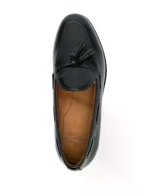 SEBAGO Tassel Leather Loafers - Black