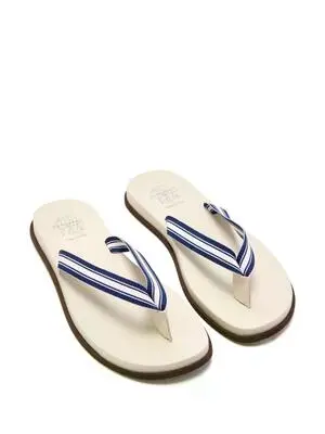 Brunello Cucinelli Grosgrain Flip Flops