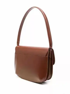 A.p.c. Sarah Leather Shoulder Bag - Brown