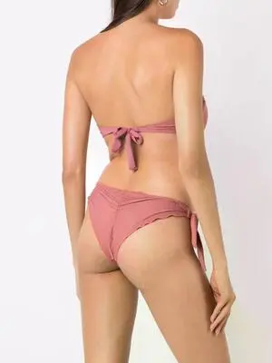 AMIR SLAMA Gathered-detail Bandeau Bikini