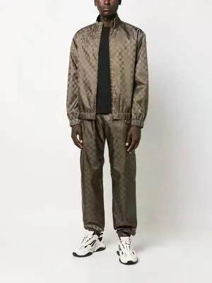MISBHV Monogram-pattern Trackpants