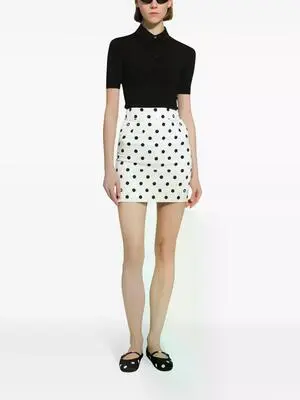 Dolce & Gabbana Polka-dot Mini Skirt
