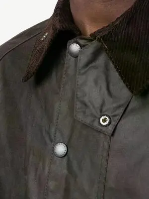 Barbour Waxed Cotton Coat - Brown