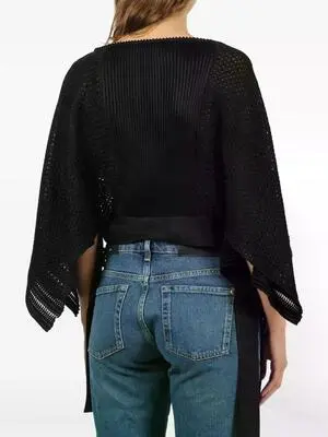 Alberta Ferretti Knit Batwing Top