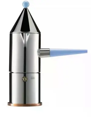 ALESSI La Conica Manico Lungo Coffee Maker - Silver