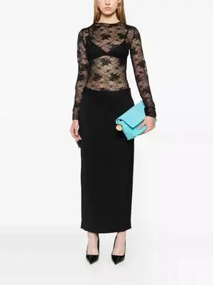 Oseree Scarf-detail Bodysuit