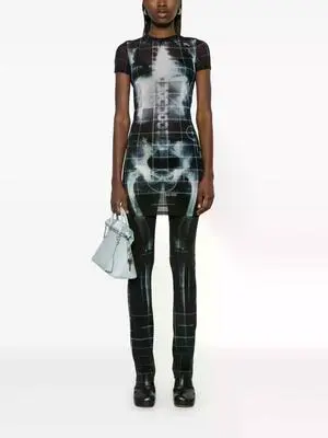 JEAN PAUL GAULTIER Squeletor Flared Trousers