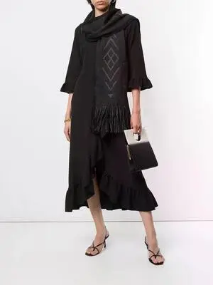 Voz Mapu Fringed Scarf