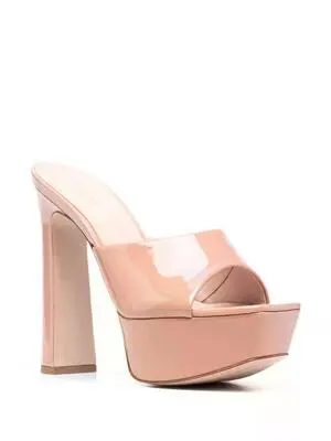 LE SILLA Patent Leather Platform Sandals