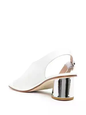 SCAROSSO Jill Leather Slingback Sandals
