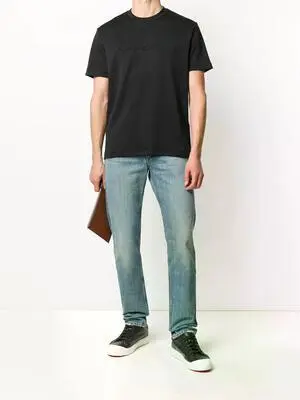 Giorgio Armani Embroidered Logo T-shirt