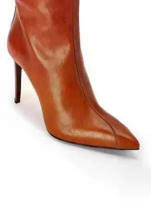 AMI Paris Over-the-knee Leather Stiletto Boots