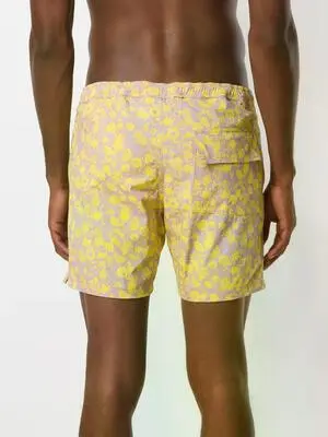 AMIR SLAMA Floral Tactel Swim Shorts