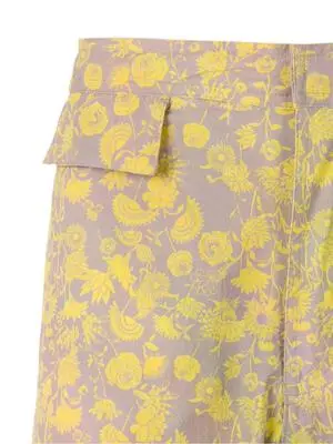 AMIR SLAMA Floral Tactel Swim Shorts