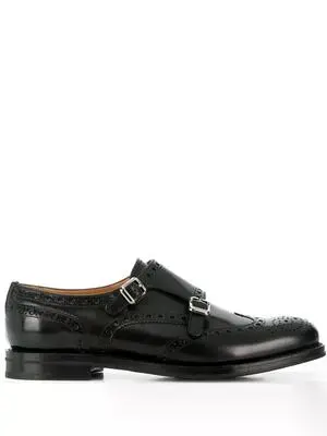 Church's Monk-strap Brogue Shoes - Black