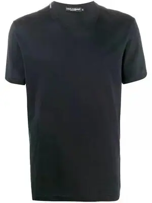 Dolce & Gabbana Logo Label V-neck T-shirt