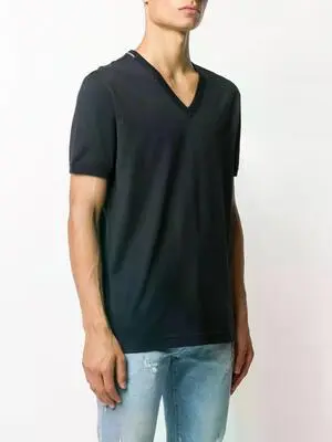 Dolce & Gabbana Logo Label V-neck T-shirt