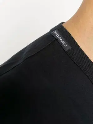 Dolce & Gabbana Logo Label V-neck T-shirt