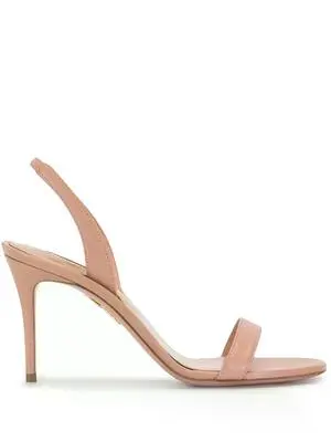 AQUAZZURA Leather Slingback Sandals