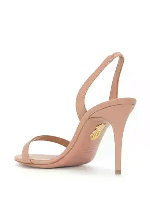 AQUAZZURA Leather Slingback Sandals