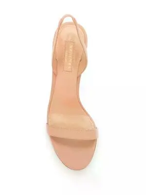 AQUAZZURA Leather Slingback Sandals