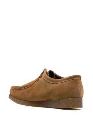 Clarks Wallabee Suede Loafers - Brown