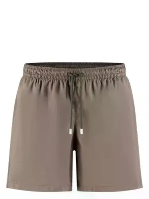 Fedeli Woven Swim Shorts - Brown