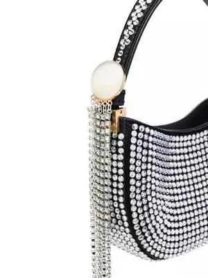 Magda Butrym Crystal-embellished Shoulder Bag - Black