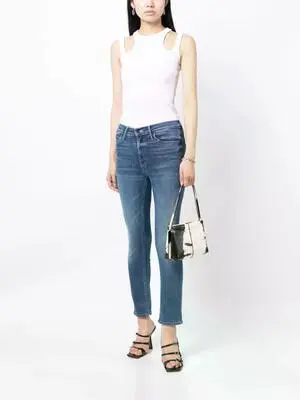MOTHER Dazzler Mid-rise Slim-cut Jeans
