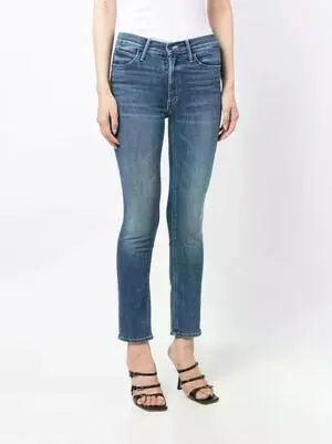 MOTHER Dazzler Mid-rise Slim-cut Jeans