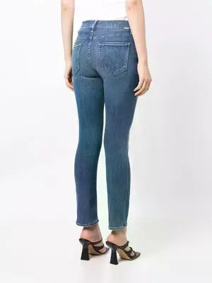 MOTHER Dazzler Mid-rise Slim-cut Jeans