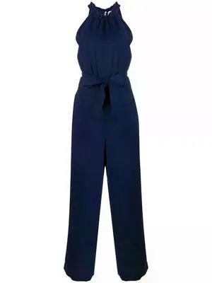 P.a.r.o.s.h Sleeveless Wide-leg Jumpsuit - Blue