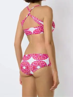 AMIR SLAMA Abstract-print Bikini Set