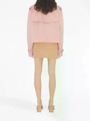 Burberry Cotton Trench Mini Skirt