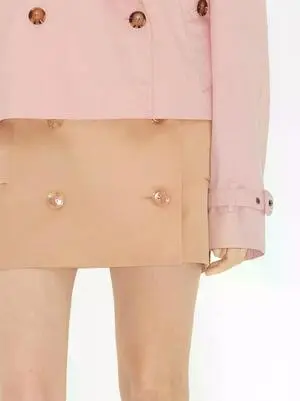 Burberry Cotton Trench Mini Skirt