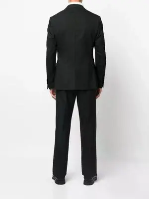 LARDINI Single-breasted Wool Suit - Black