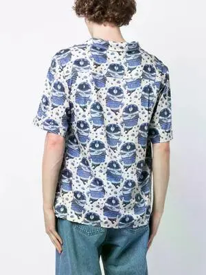 GMBH Graphic-print Short-sleeve Shirt - Blue