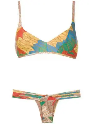 AMIR SLAMA Cocar Francês Bikini Set