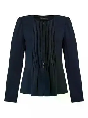 Emporio Armani Pleated Fitted Jacket
