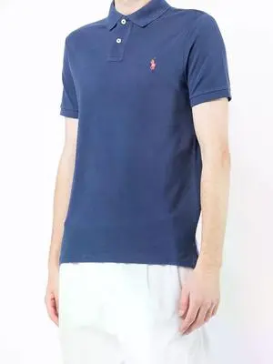 Polo Ralph Lauren Embroidered Logo Polo Shirt - Blue
